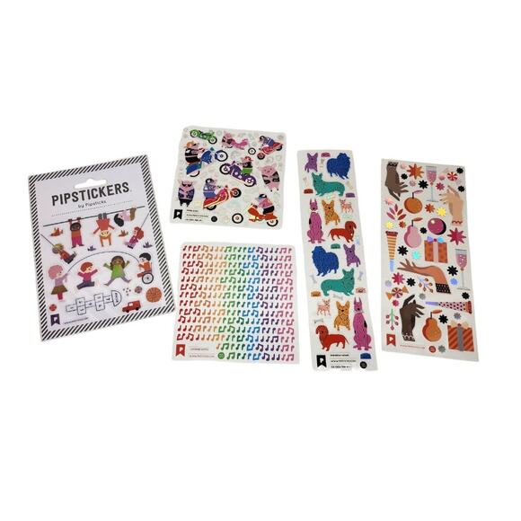 Pipsticks | Design | New Pipsticks Sticker Sheet Lot Kids Games ...